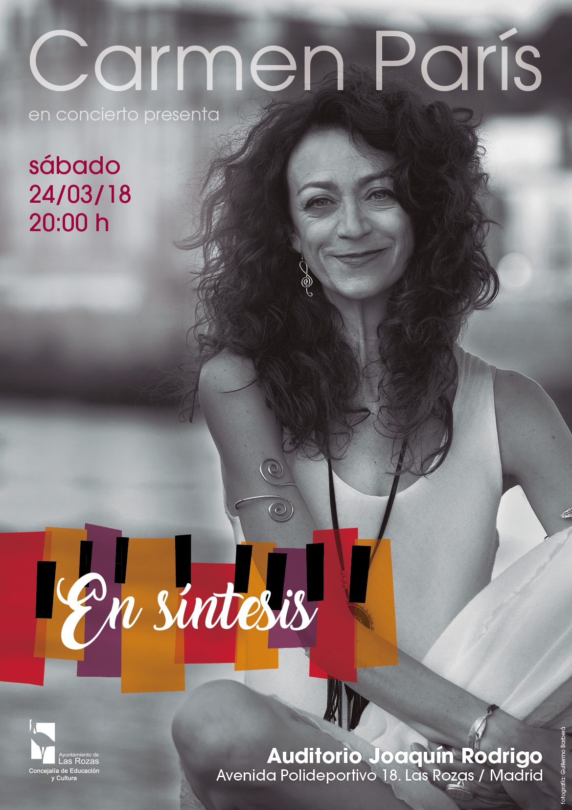 Carmen París presenta “En síntesis” este sábado en el Auditorio Joaquín ...