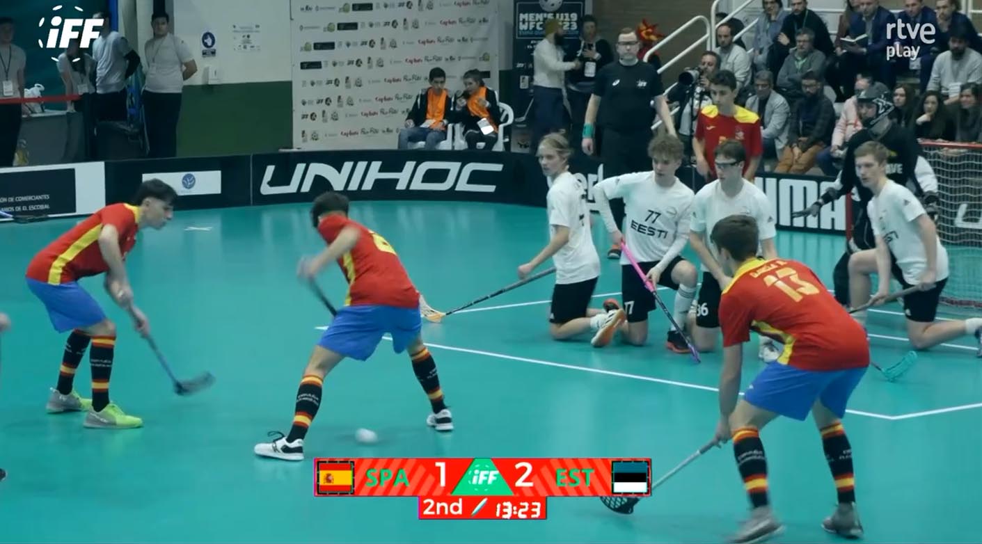 España se juega ante Eslovenia el último billete para el Mundial sub-19 de Floorball