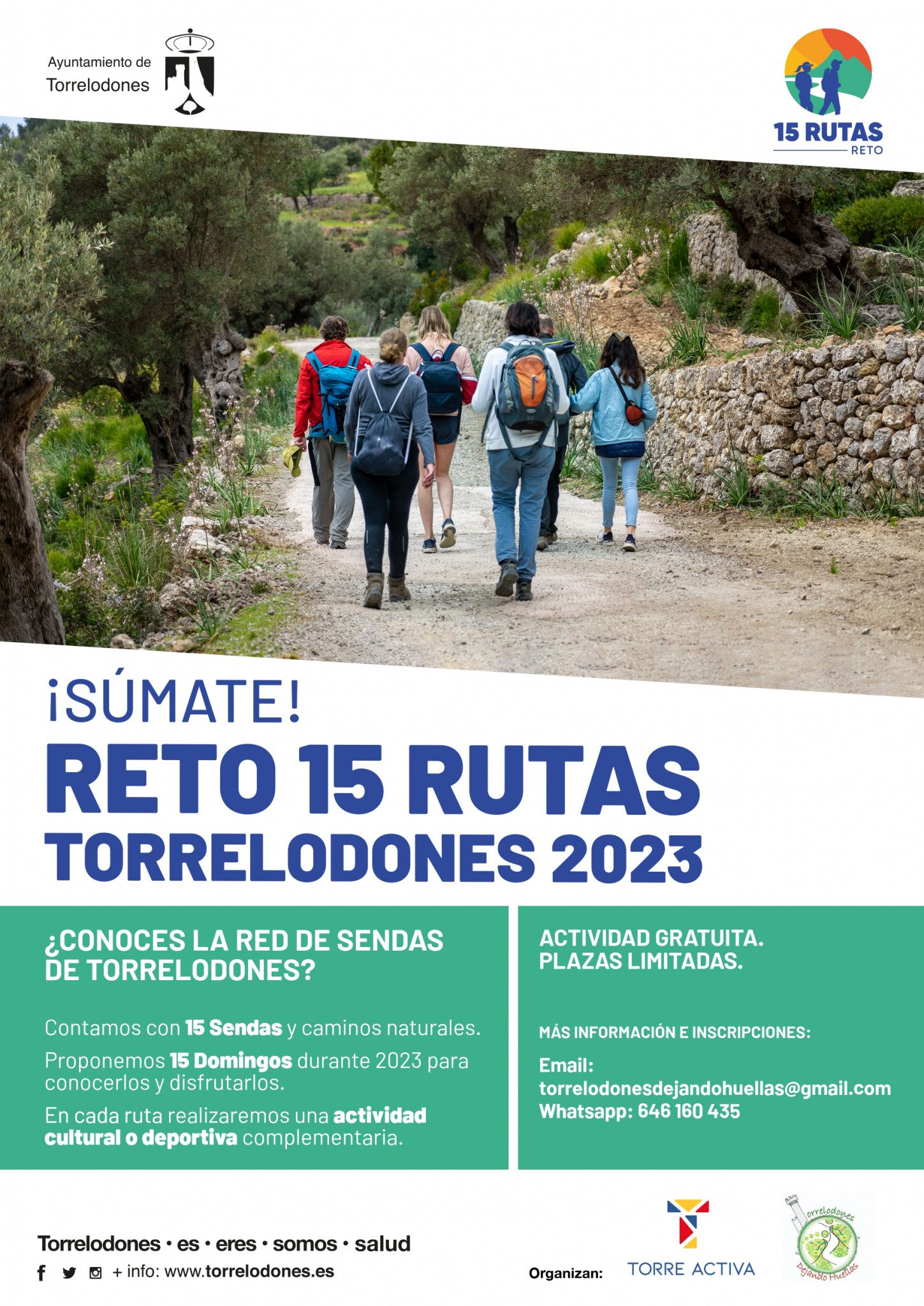 Torrelodones lanza el “Reto 15 Rutas 2023” para incentivar la actividad física a la vez que se ...