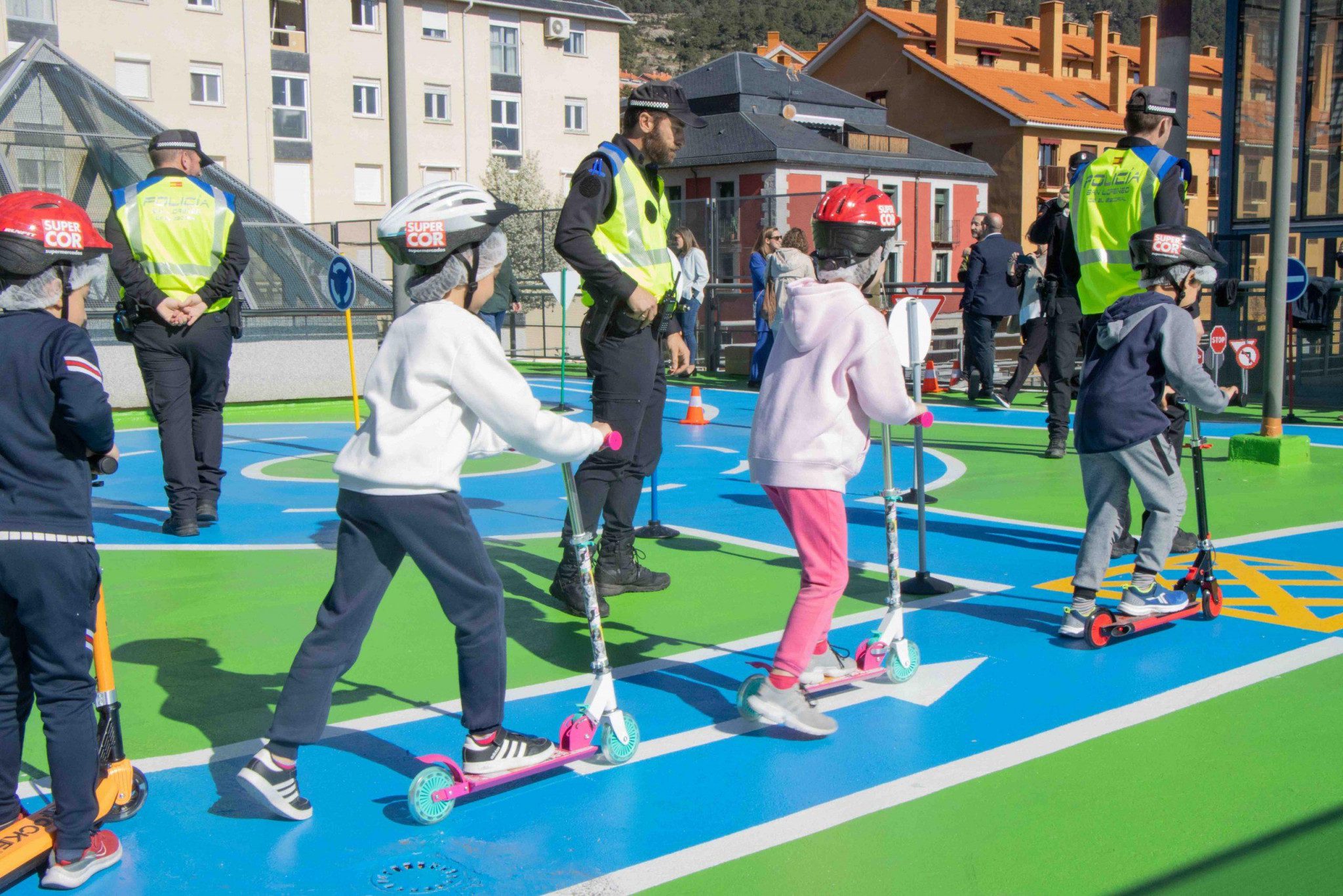 San Lorenzo estrena su nuevo Circuito de Educación Vial, donde los ...