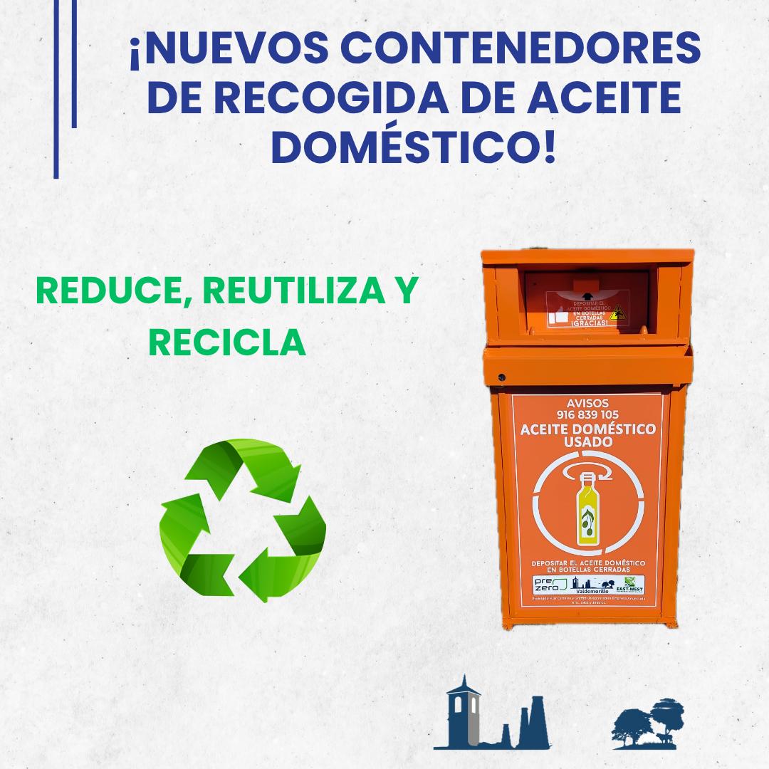 Valdemorillo instala nuevos contenedores para la recogida de aceite ...