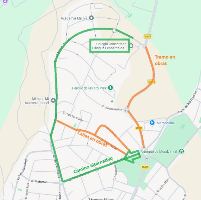 Arrancan las obras de reforma integral y mejora de la carretera M-615 ...